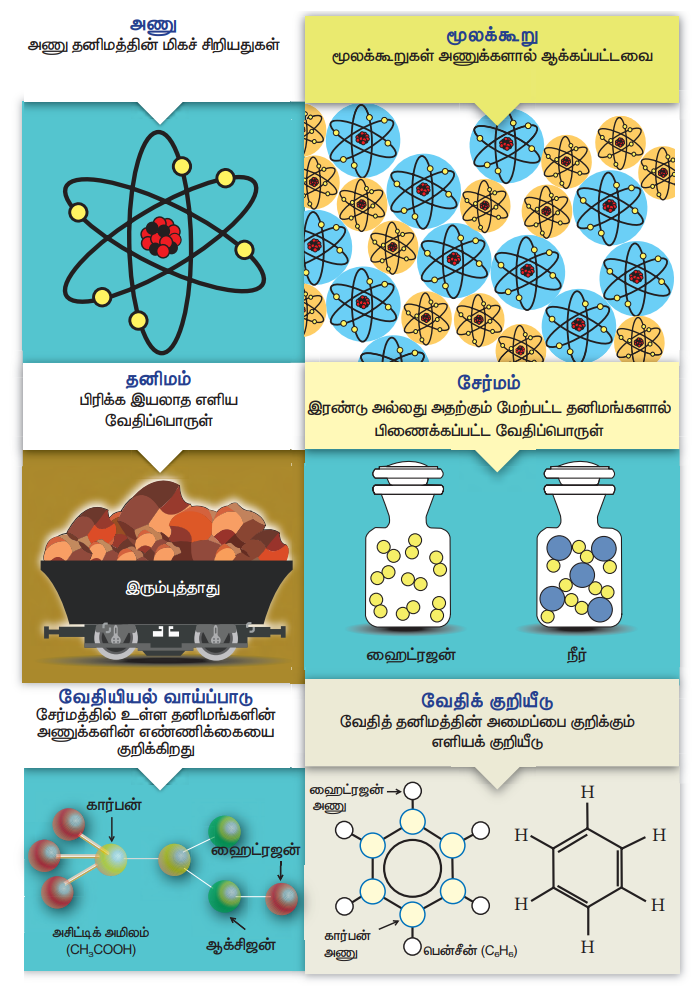 மூலக்கூறுகள் - நம்மைச் சுற்றியுள்ள பருப்பொருள்கள் | முதல் பருவம் அலகு 3 ...